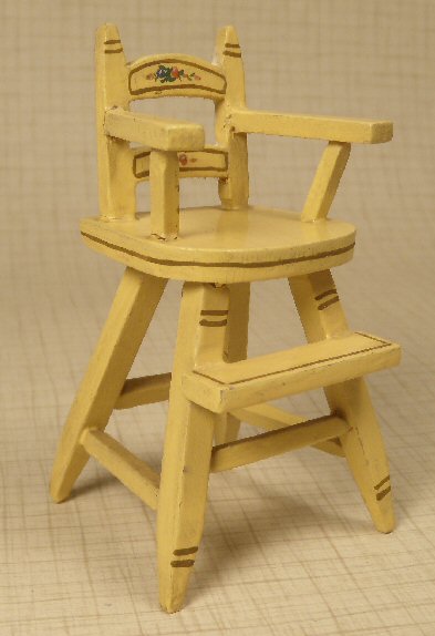 Tynietoy Yellow High Chair #196-07